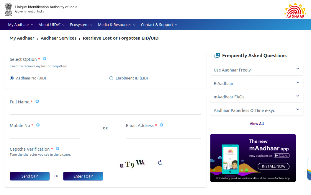 Aadhaar Enrollment Process - How to Enrol Aadhaar UIDAI?