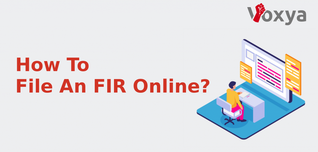 How to File an FIR Online? Best 4 Step To file FIR - Voxya